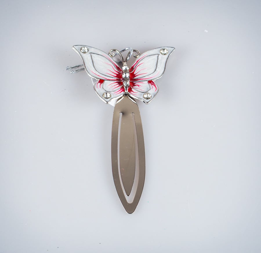 Red Butterfly Bookmark St Nectans Glen red-butterfly-bookmark-st-nectans-glen